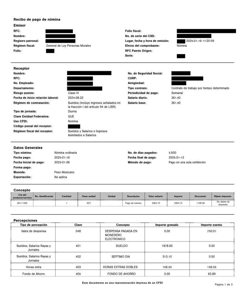 Esquema de Pago de Nómina | Consolidé